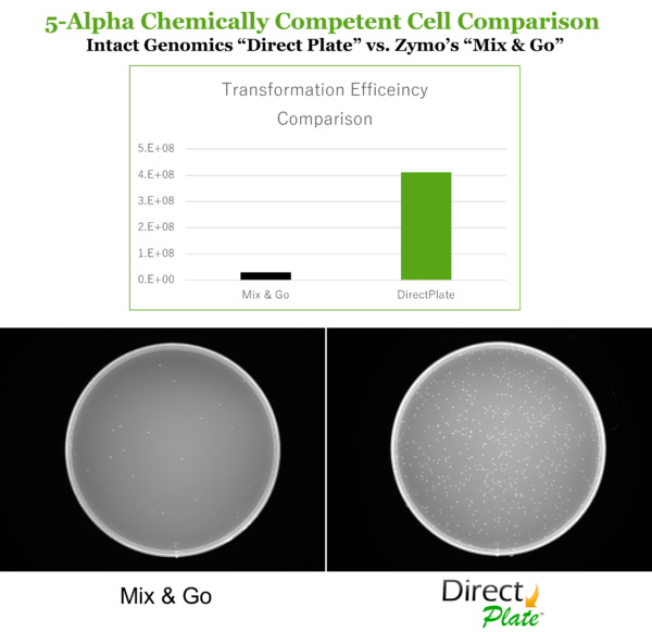 DirectPlate DH5-Alpha chemically competent E. coli cells | Intact Genomics