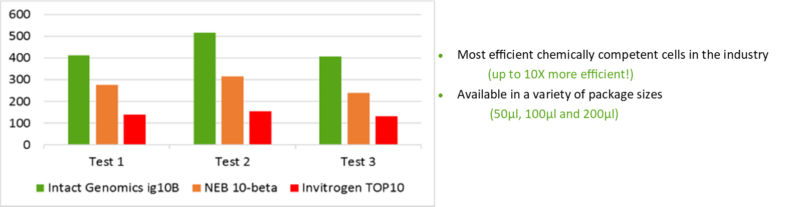 E. coli Chemically Competent Cells - Intact Genomics